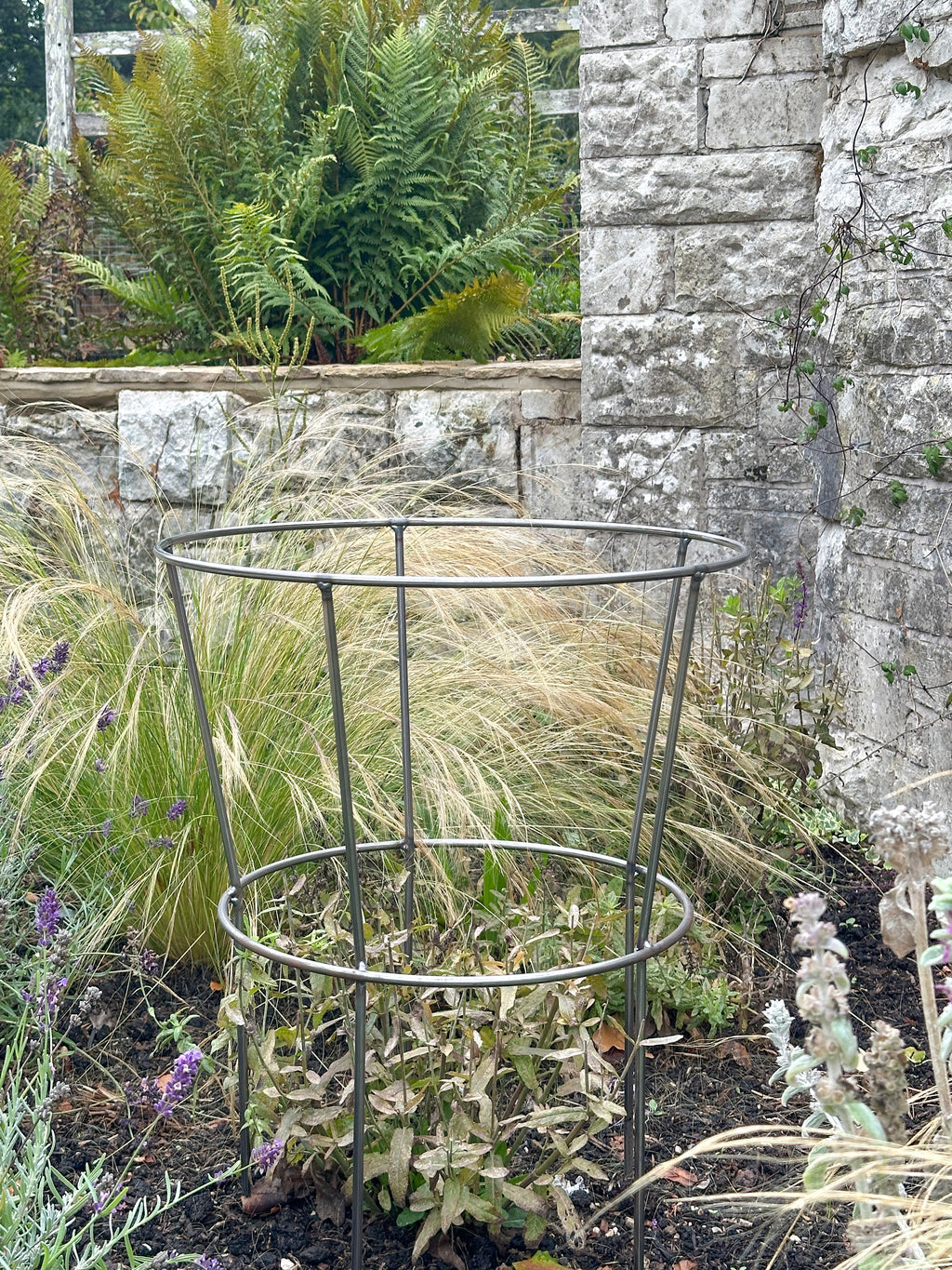 Fluted Peony and Shrub Plant Support – Firefly Metalworks